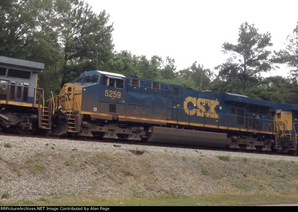 CSX 5259 runs second